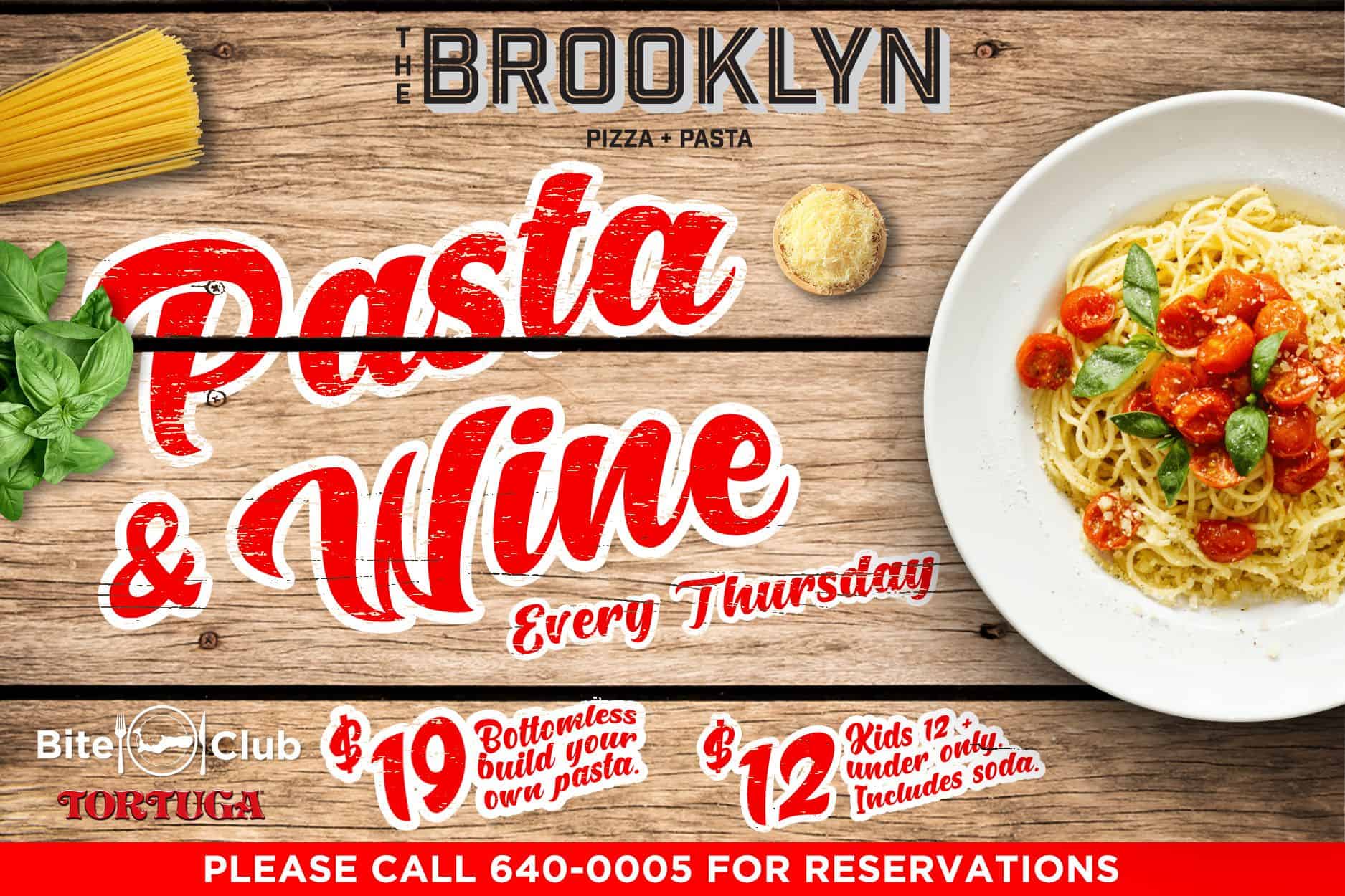 Brooklyn Pasta & Wine | Bite Club Cayman